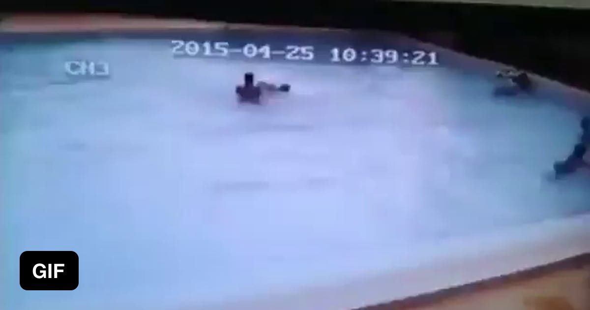 Swimming pool during an earthquake - 9GAG