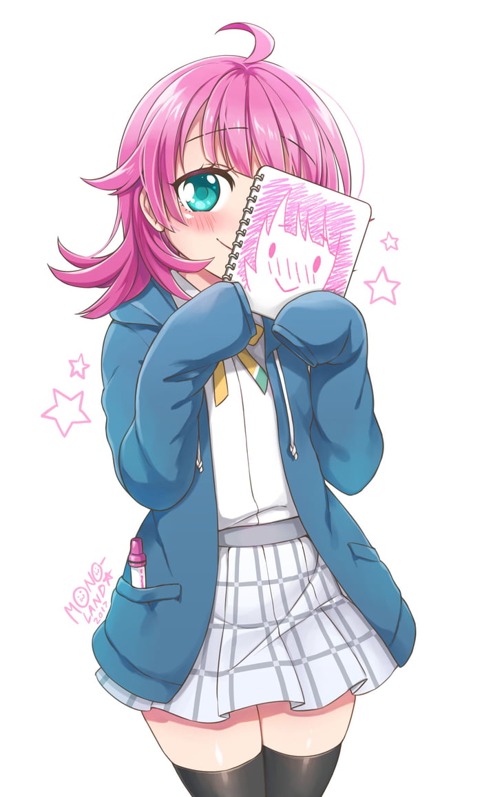 Daily waifu school idol #44 Rina (PDProject) is very shy and does not ...