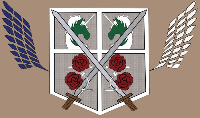 The flag of the new Eldian Kingdom - 9GAG