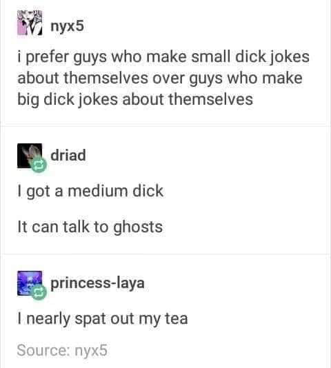 I got a small dick - 9GAG