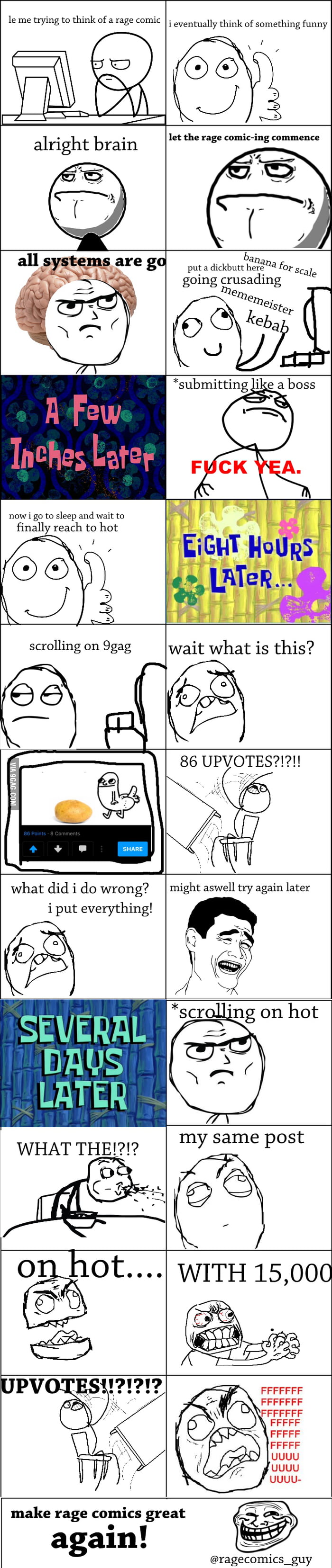 Original comic by @ragecomics_guy Make Rage Comics great again! - 9GAG