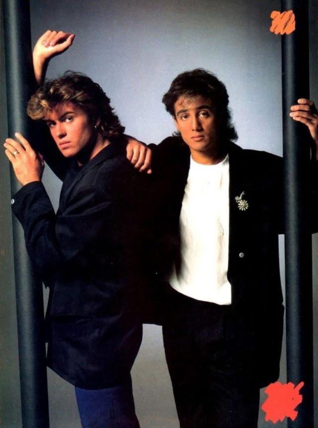 George Michael and Andrew Ridgeley (Wham) in March 1985. - 9GAG