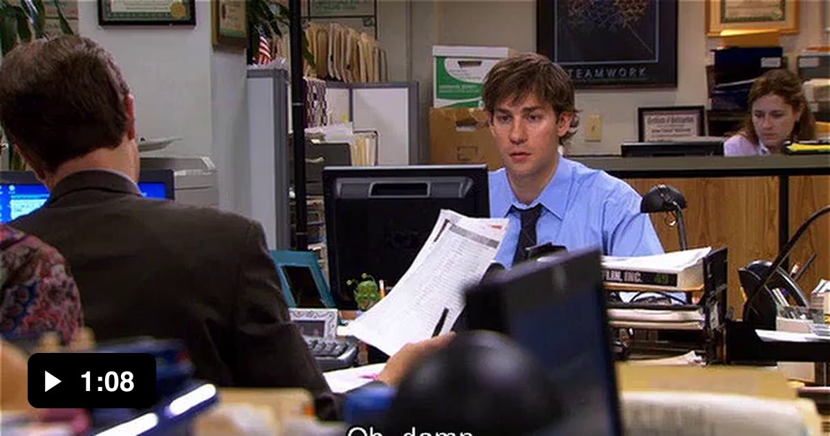 Random clip of the Office. #82 (S03,E16) - 9GAG