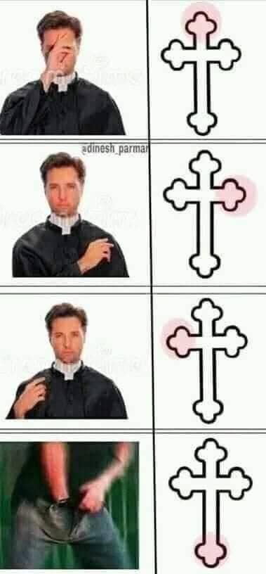 In the name of the father, the son and the holy spirit, awomen! - 9GAG