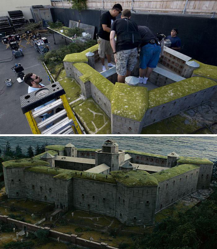 Asylum set in the movie Shutter Island - 9GAG