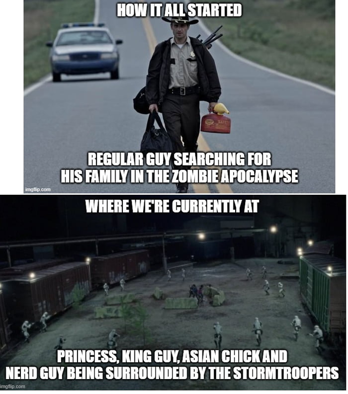 The Walking Dead status update - 9GAG
