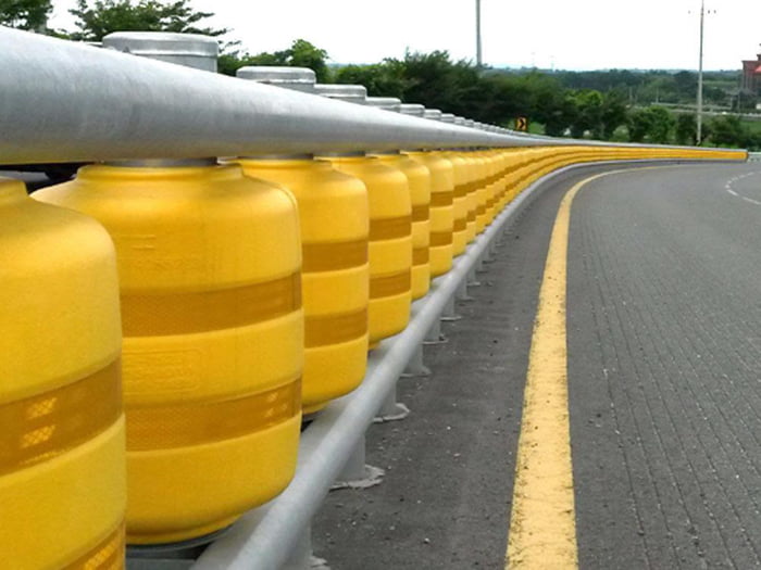 One company created a rolling barrier system to improve road safety ...