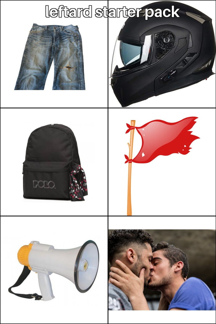 Leftard starter pack - 9GAG