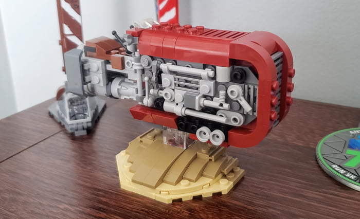 First attempt at using greebling to make an engine compartment. Any feedback or advice? - 9GAG