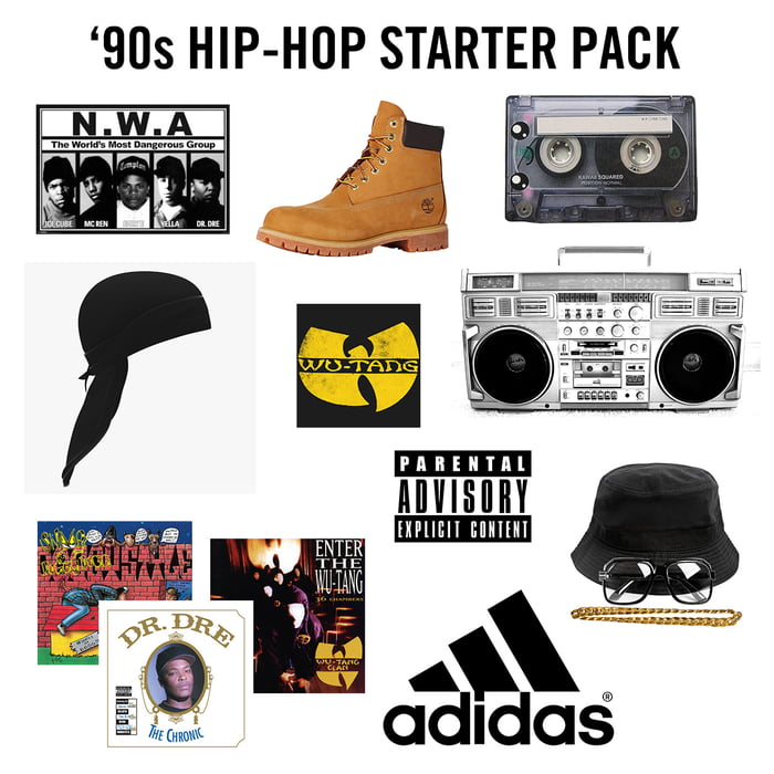 90's Hip- Hop Starter Pack - 9GAG