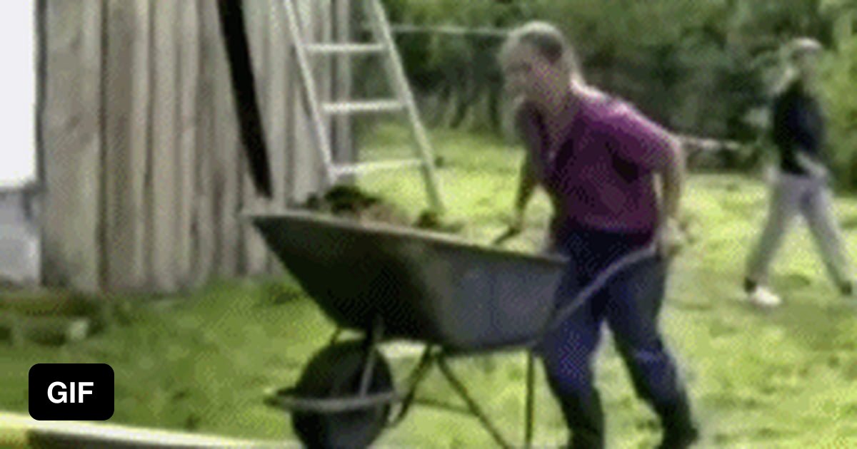 Wheelbarrow fail. You had one job - 9GAG