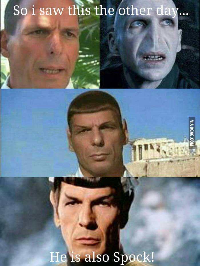 His name is Giannis Varoufakis. - 9GAG