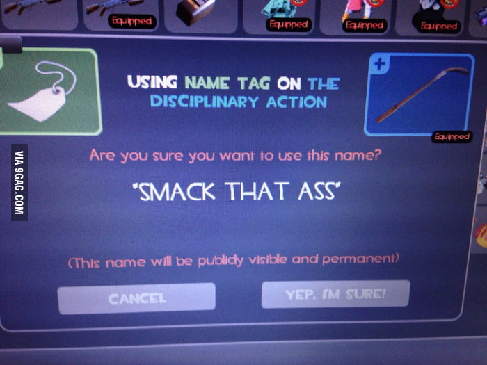 How to rename a whip in tf2 - 9GAG