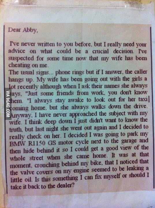 Dear Abby - 9GAG