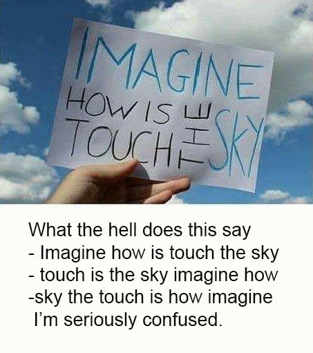 Imagine sky how is the touch - 9GAG