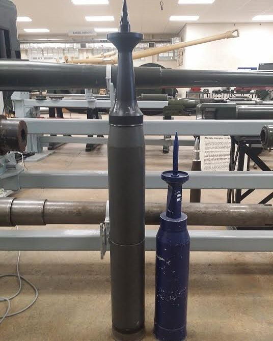 140mm vs 120mm armor piercing fin stabilized discarding sabot ...