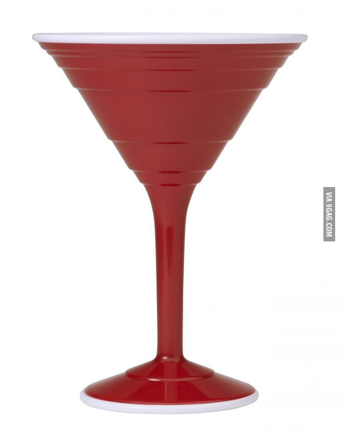 Red Solo Cup Wine/Cocktail Glass - 9GAG
