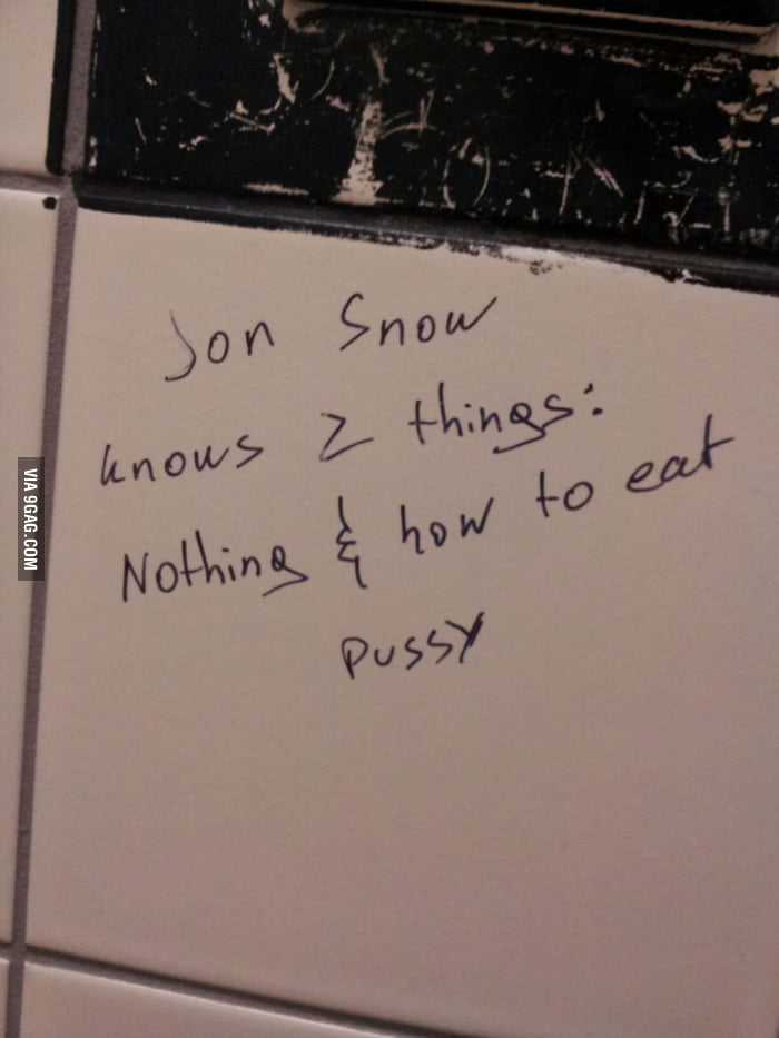 Jon Snow knows how to eat pussy! - 9GAG
