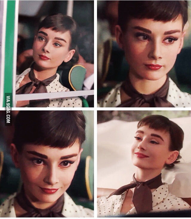 Audrey Hepburn starring in a chocolate's company ad. Bring back to life using CGI. - 9GAG