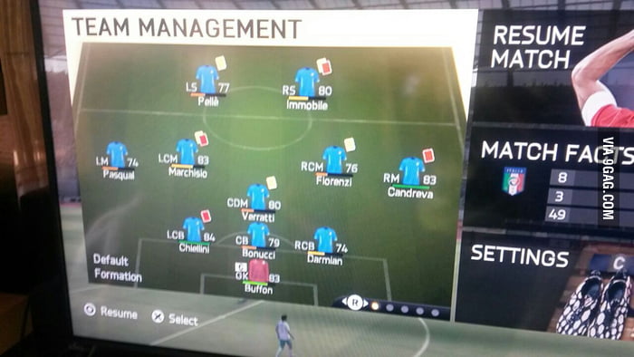 This is what happens when rugby players play fifa - 9GAG