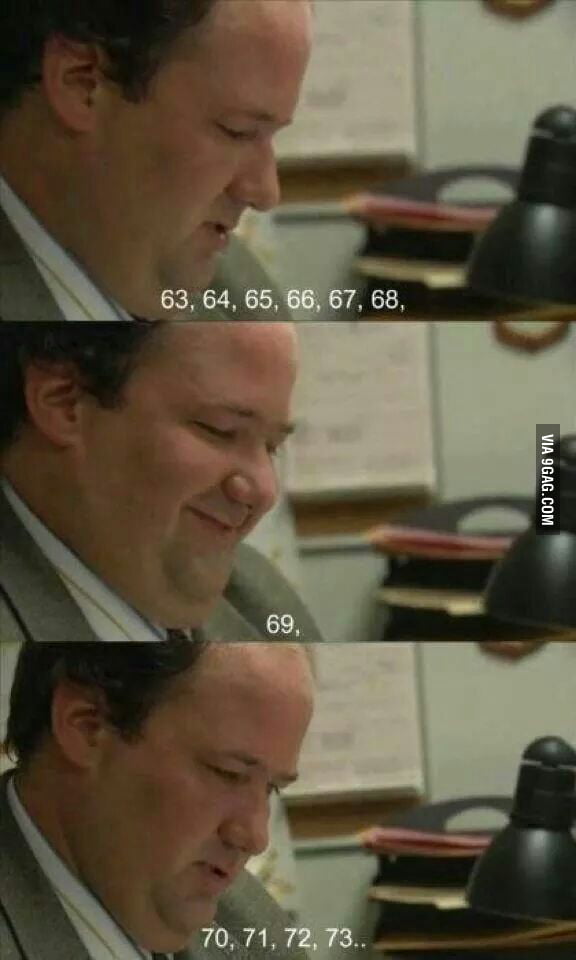 "69" hehe - 9GAG