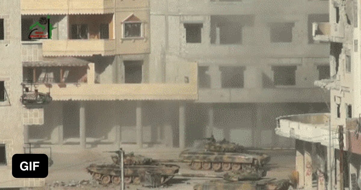 Tank's ammo being cooked off after getting hit in the side - 9GAG