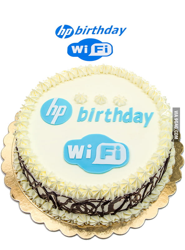 Happy Birthday Wifey - A cake for my wife that works in one of the HP ...