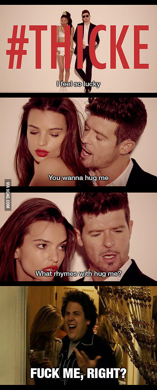 Blurred lines. F**ck me, right? - 9GAG