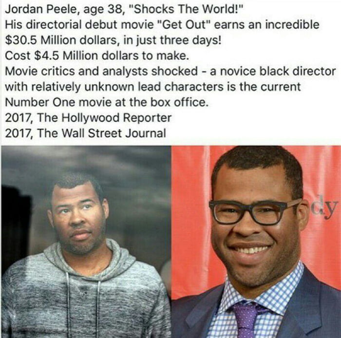Congratulations Jordan Peele. - 9GAG