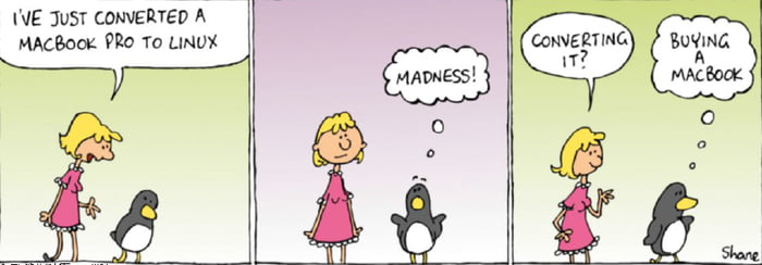 Linux format joke. - 9GAG