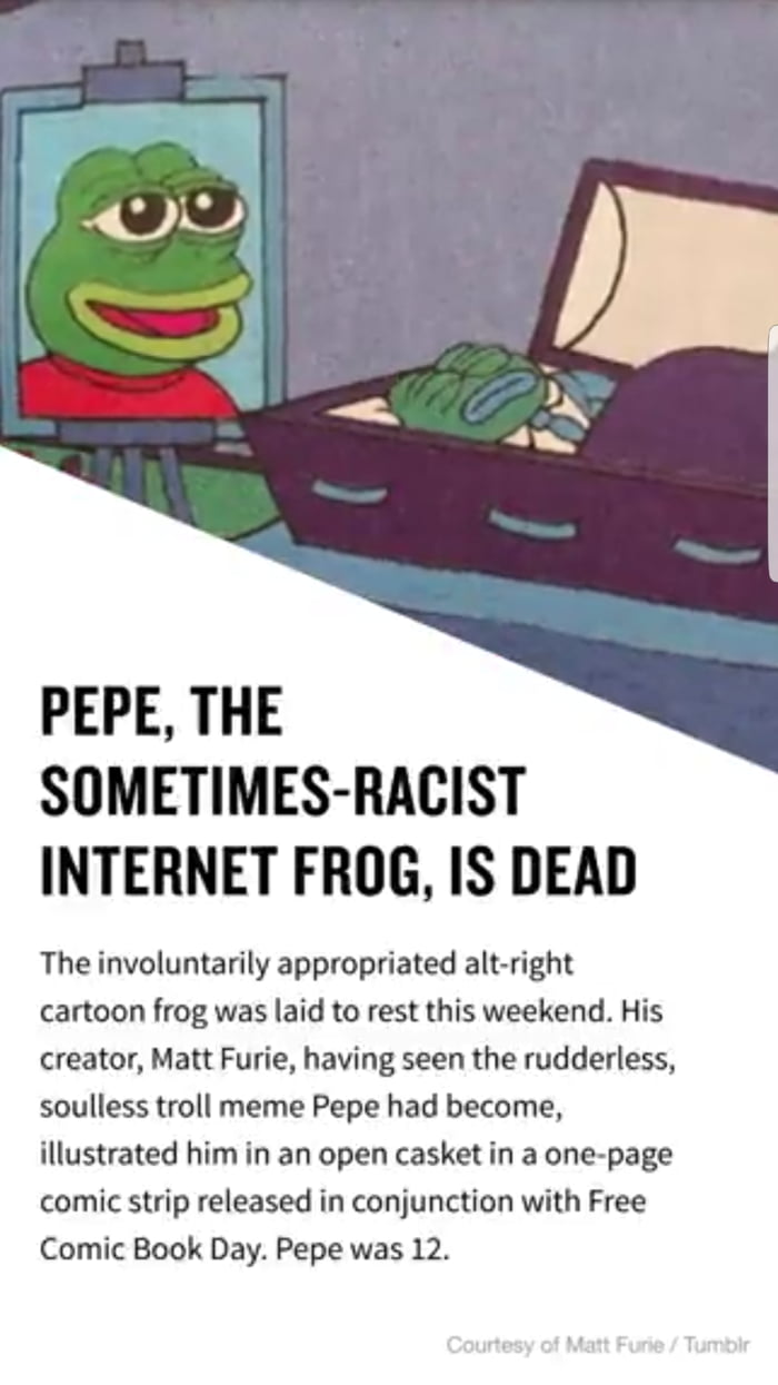 RIP Pepe the Frog - 9GAG
