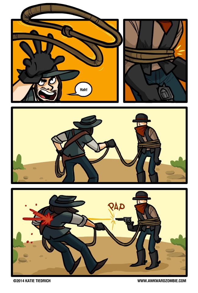 A comic to get ready for Red Dead Redemption 2 - 9GAG