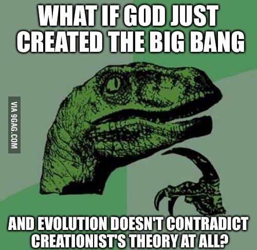 God vs Evolution. - 9GAG
