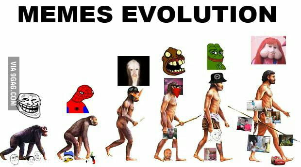 Memes evolution - 9GAG