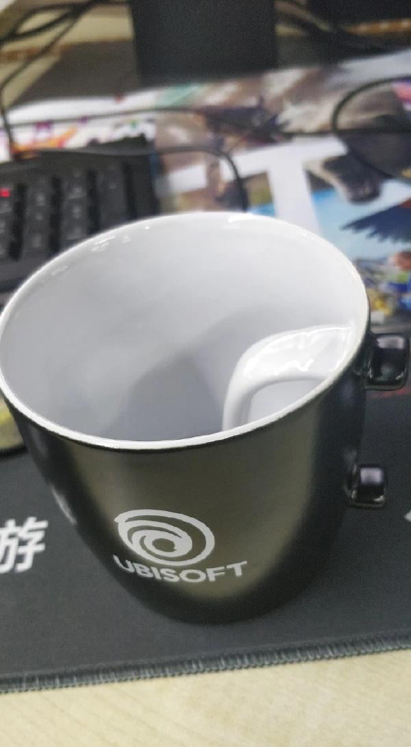 Cup with bug made by Ubisoft - 9GAG