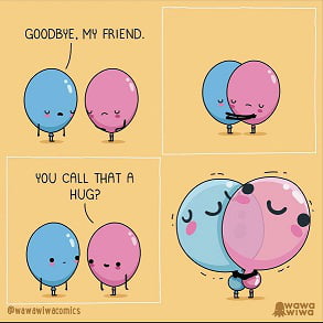 Those friends that give the best hugs - 9GAG