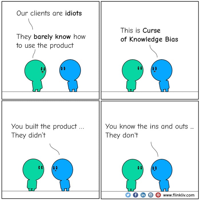The curse of knowledge bias - 9GAG