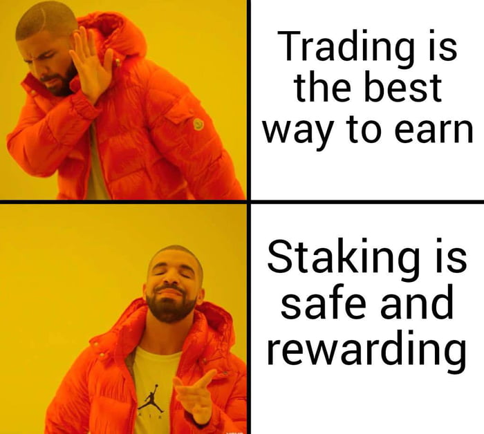 With good APR Staking is safe and rewarding - 9GAG