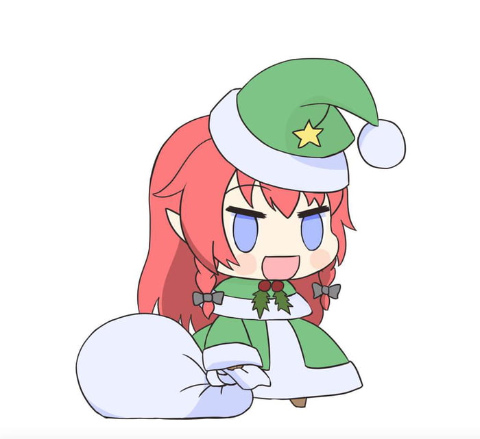Padoru Advent calendar (day 1): Hong Meiling (by Reibyou) - 9GAG