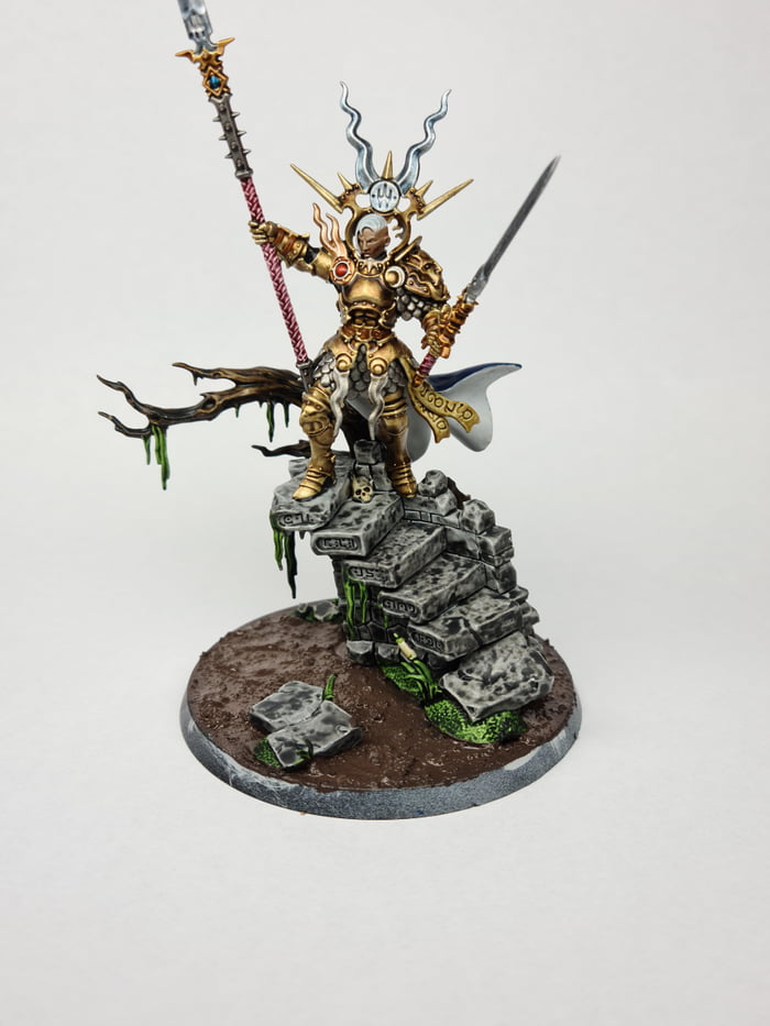 Yndrasta taking shape. Only highlights and some clean left. This model ...