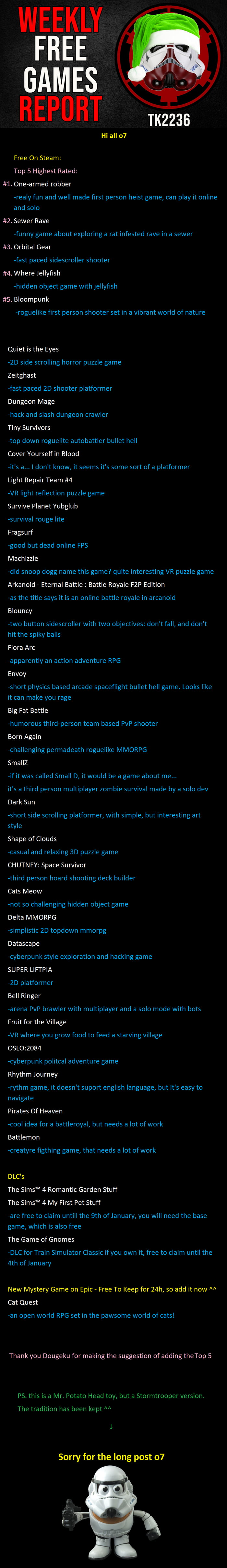 Weekly Free Games Report o7 - 9GAG