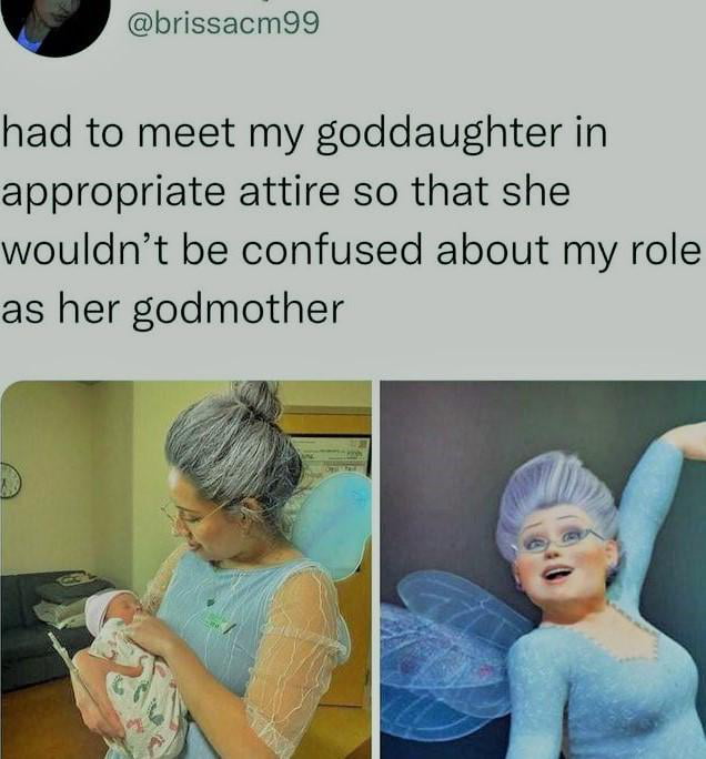 Meet the goddaughter in appropriate attire - 9GAG