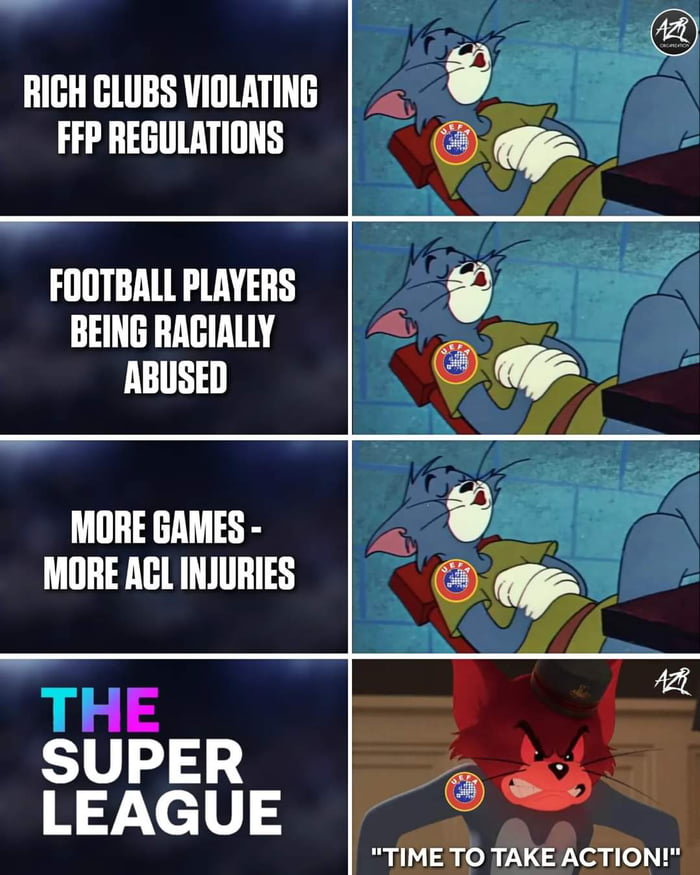 UEFA have been slacking off lately not taking things seriously all of a ...
