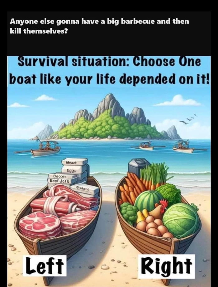 The lone island dilemma - 9GAG