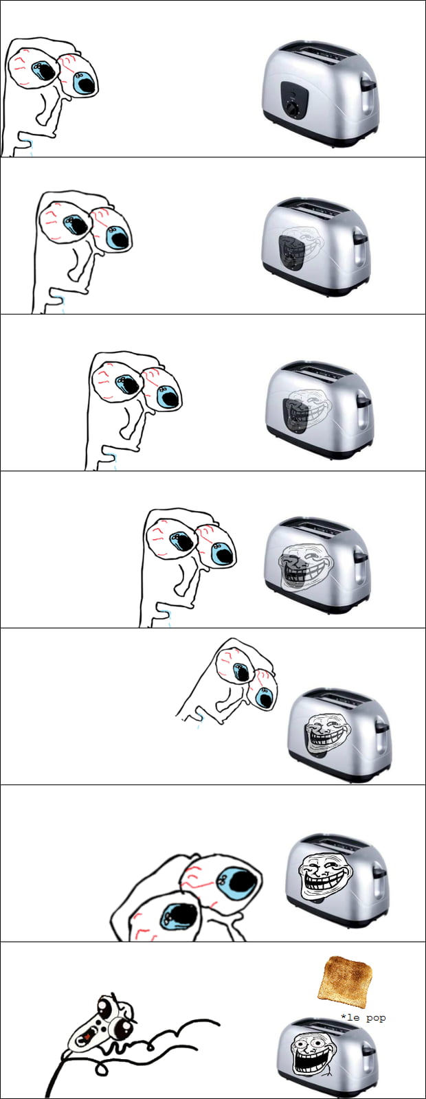 Never stare at a toaster - 9GAG