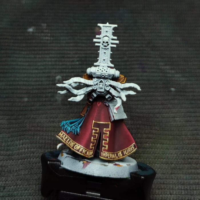 Some WIP on Inquisitor Erasmus Cartavolnus cloak - 9GAG