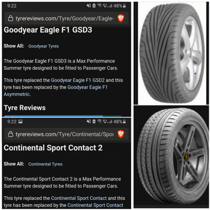 I have quite a big issue with my car. Idk what tyres to get. Because it ...