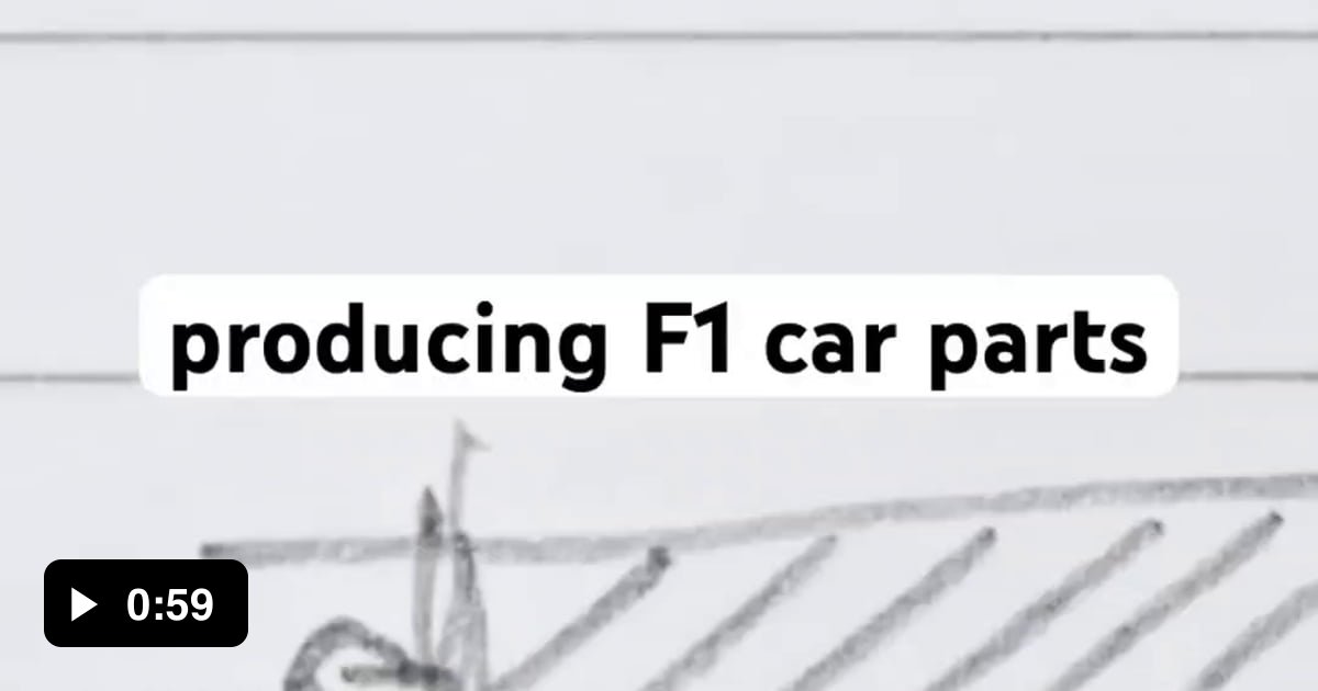 How Formula 1 parts are made - 9GAG