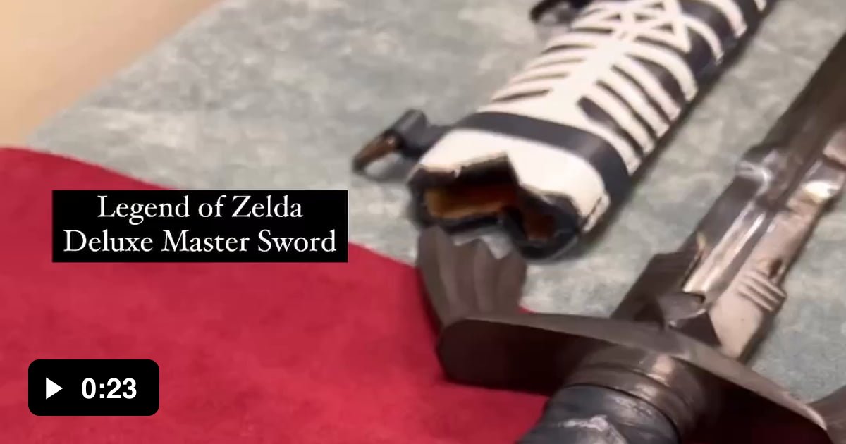 Legend of Zelda - Deluxe Master Sword - 9GAG