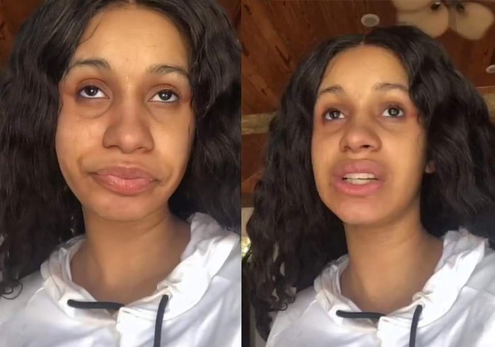 Cardi B without makeup - 9GAG